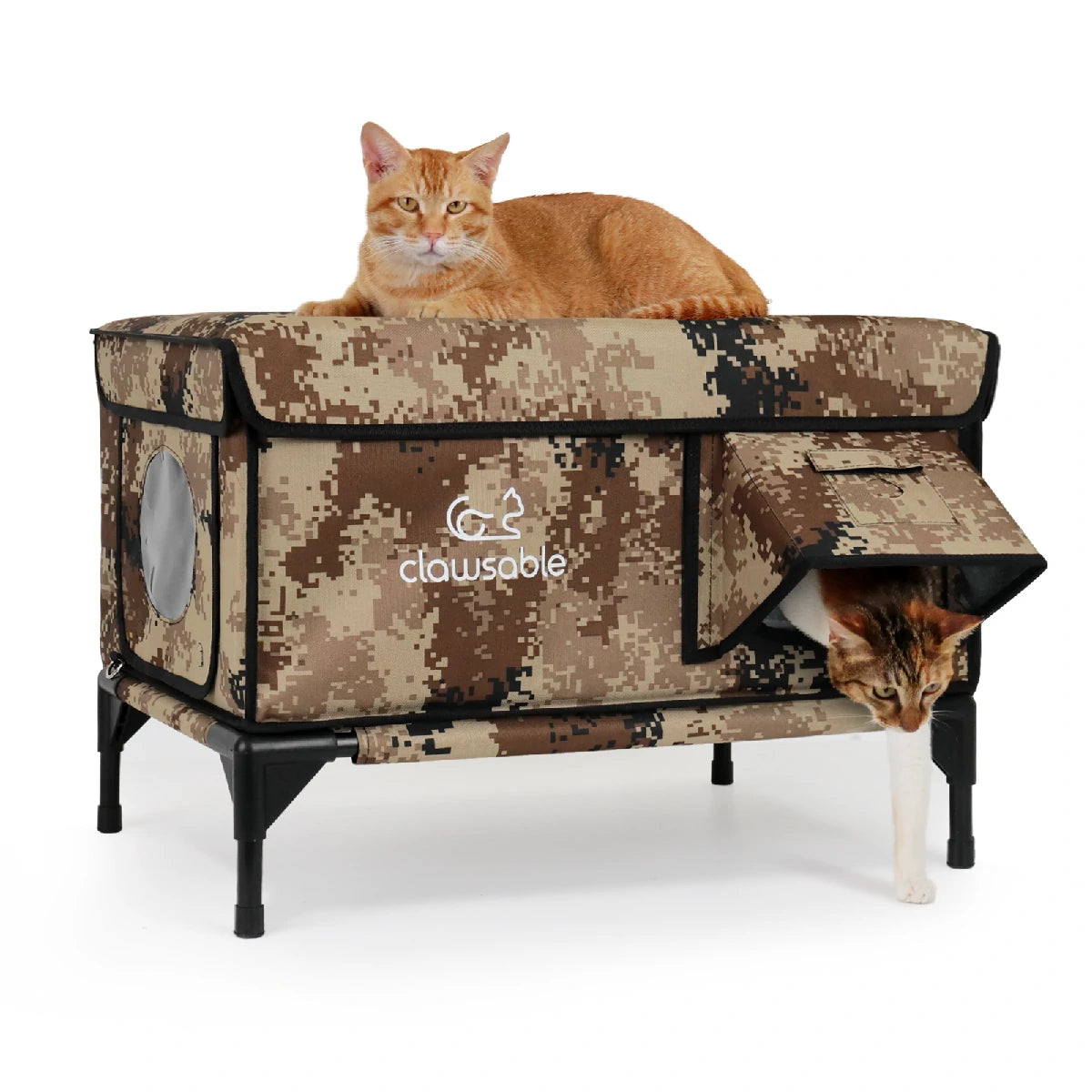 Classic Insulated Cat House for Ferals– Big Insulated Outdoor Shelter ...